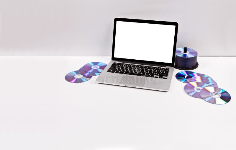 By Separating the Laptop and CD from the Background, You Can Freely ...