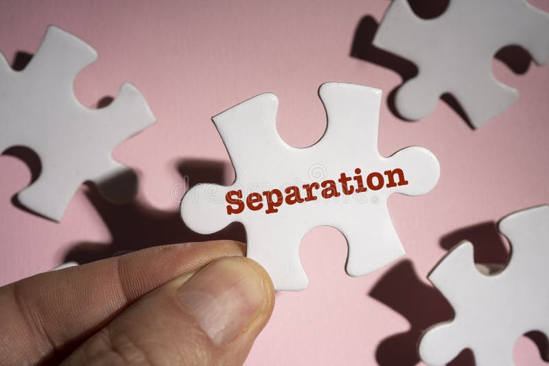 Separation concept stock image. Image of isolated, game - 233812439