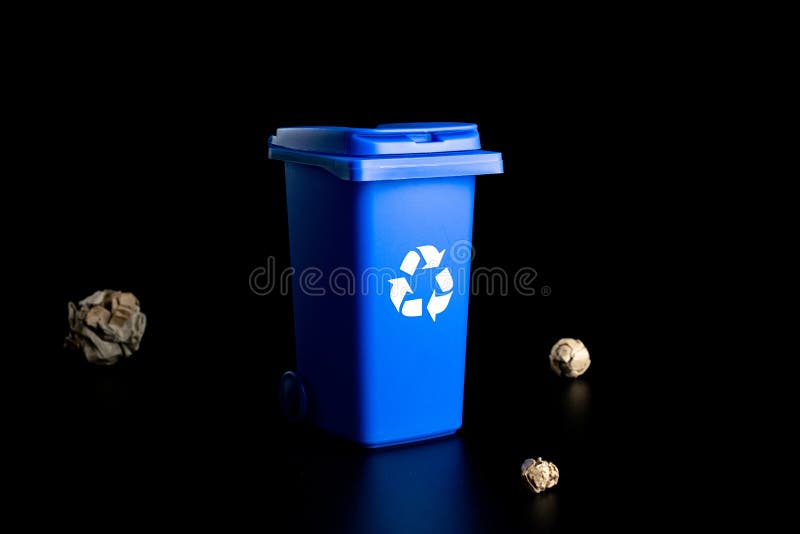 Separation Recycle. Yellow, Green, Blue Dustbin for Recycle Plastic ...