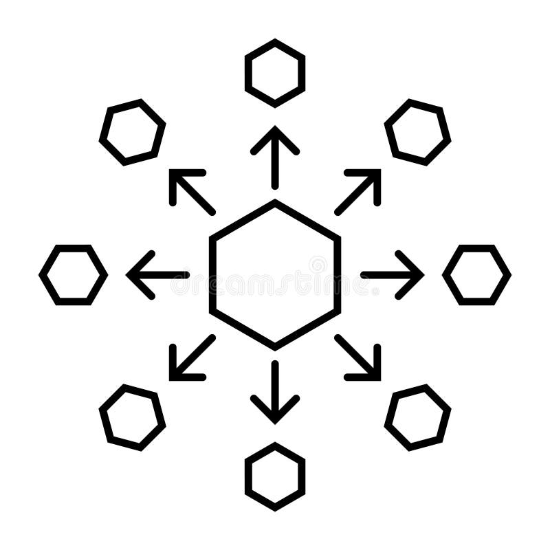 Separation Process Icon Vector Illustration, Stock Vector ...