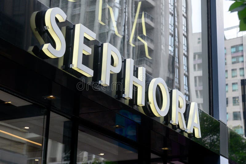 Sephora Company Sign in Toronto Editorial Photo - Image of luxury ...