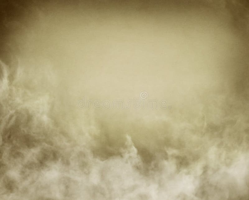 Sepia Fog and Clouds stock illustration. Illustration of ethereal ...