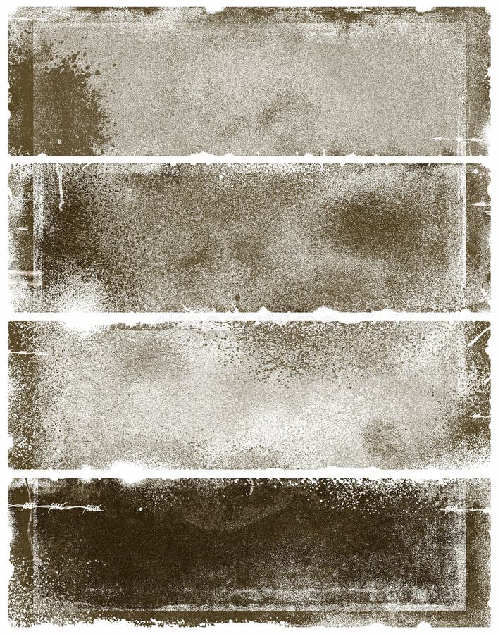 Sepia grunge banners stock illustration. Illustration of brown - 22670355