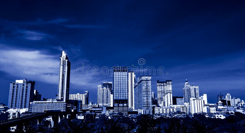 Sepia toned Bangkok city stock photo. Image of checking - 28552392