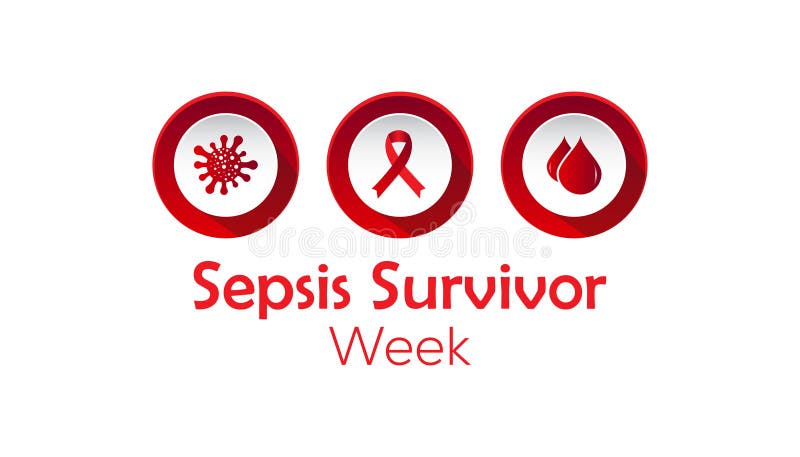 February is Sepsis Survivor Week. Stock Vector - Illustration of icon ...