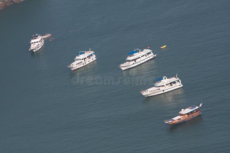22 Sept 2007 Beautiful Bay with Sailing Boats, at Clear Water Bay ...