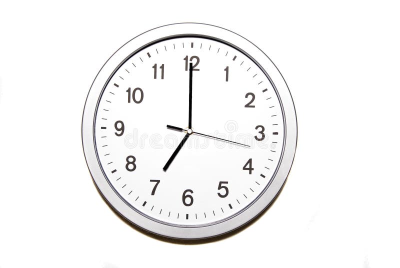 Sept heures image stock. Image du heures, symbole, temps - 3178561
