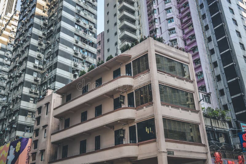 23 Sept 2022 the Hong Kong Crowded Building at Wan Chai Editorial Stock ...