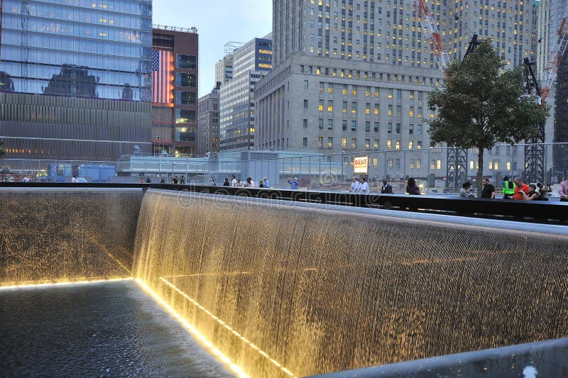 WTC 9-11 Memorial editorial photography. Image of zero - 21698172