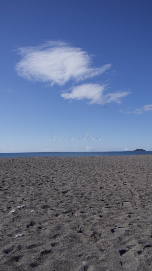 September at the beach stock image. Image of cloud, wind - 100097945