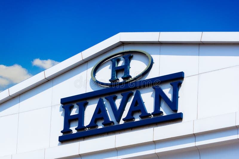September 11, 2020, Brazil. the Havan Logo on the Facade of a Store in ...