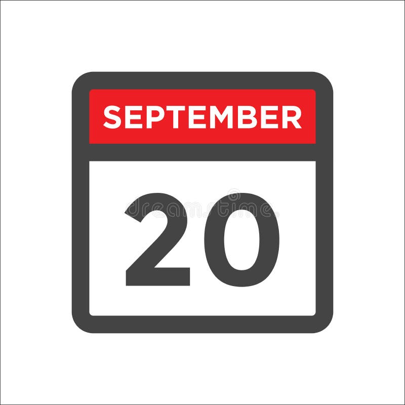 September 3 Calendar Icon with Day and Month Stock Vector ...