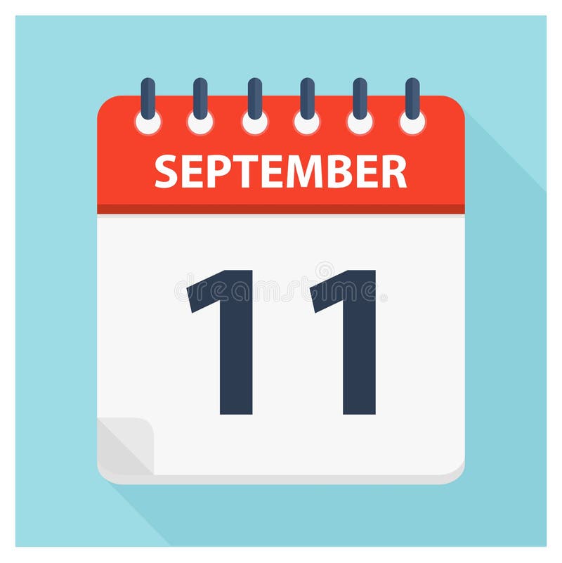 September 11 - Calendar Icon - Calendar Design Template Stock ...