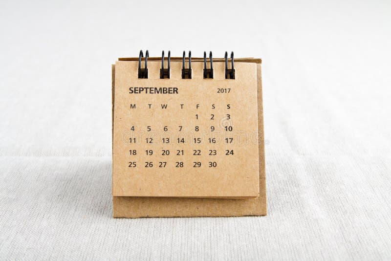 18 September, Calendar Date Composed with Multi Colored Stones Over ...