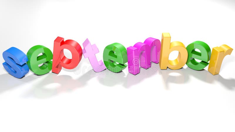Word September Stock Illustrations – 3,890 Word September Stock ...