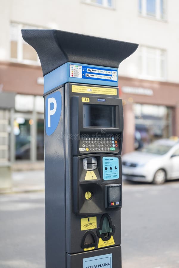September 10, 2020, Gdansk Poland. Self-parking Machine Editorial Image ...