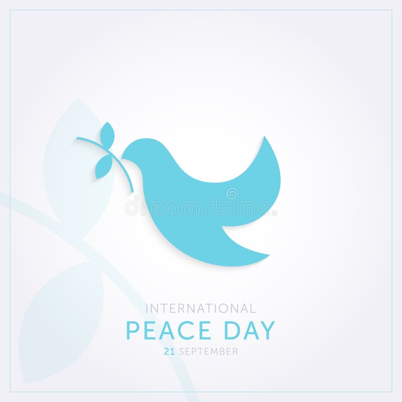 21 September International World Peace Day Concept Design Vector ...