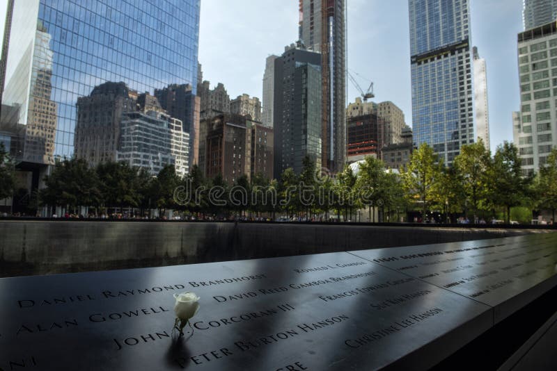 September 11 Memorial in New York. National Memorial Editorial Stock ...