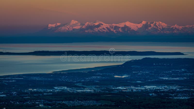 Alaska Sunrise stock image. Image of alaska, relax, cruise - 669819