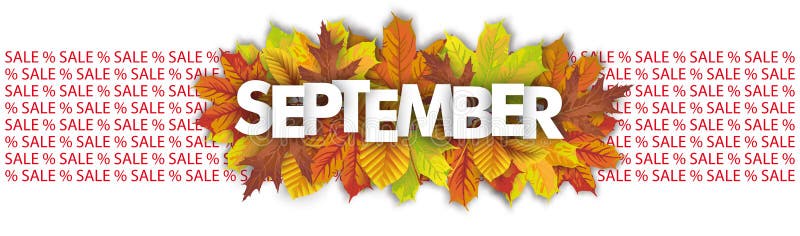 Autumn Foliage Fall Header Wood Stock Illustration - Illustration of ...