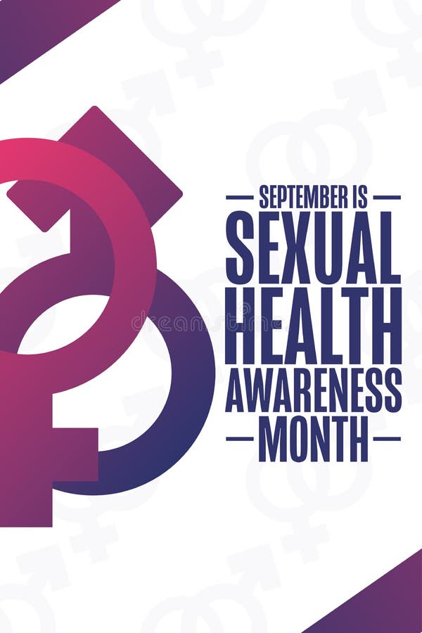September Is Sexual Health Awareness Month Holiday Concept Stock