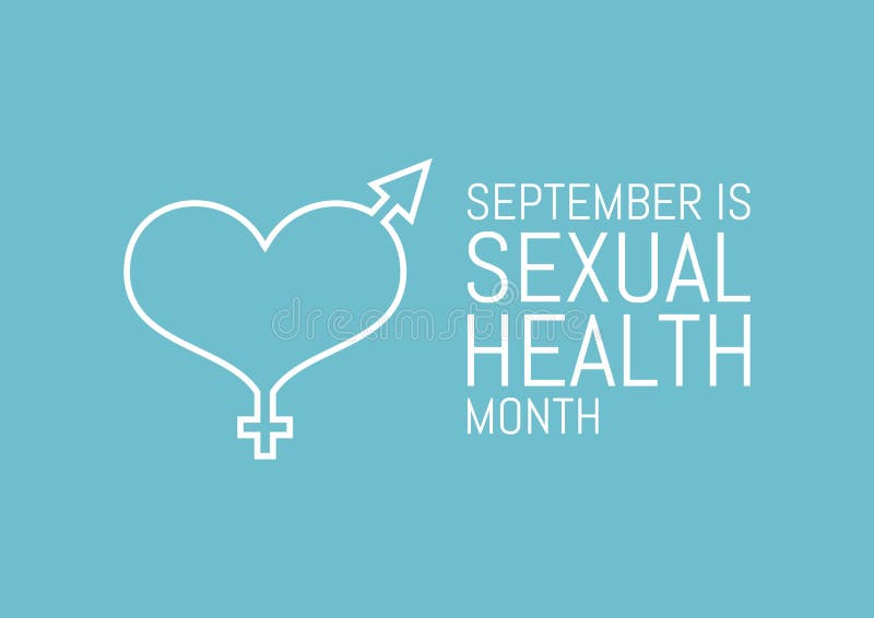 September Is Sexual Health Awareness Month Vector Illustration Stock