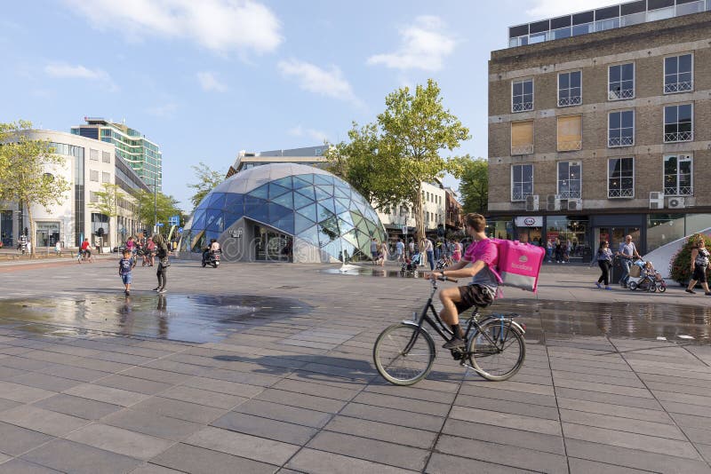 September Square with Large Canopy at the Entrance of Piazza Shopping ...