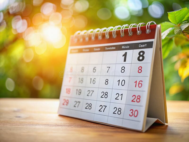 September 8th Desk Calendar a Crisp Focused Design for Your Home or ...