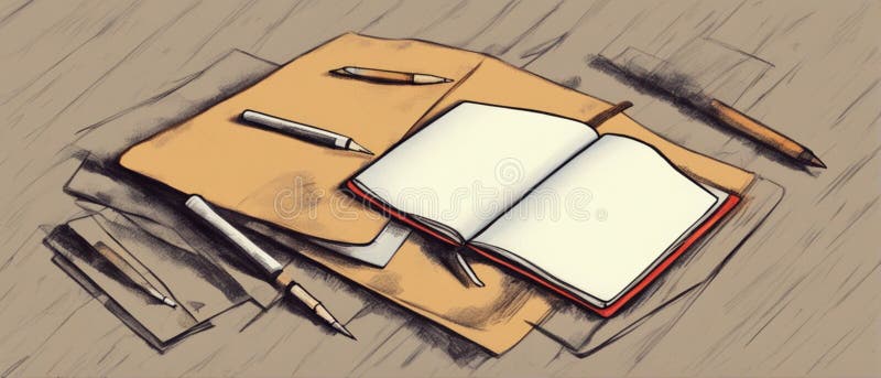 September 1. There is a Notebook and a Pencil on the School Desk ...