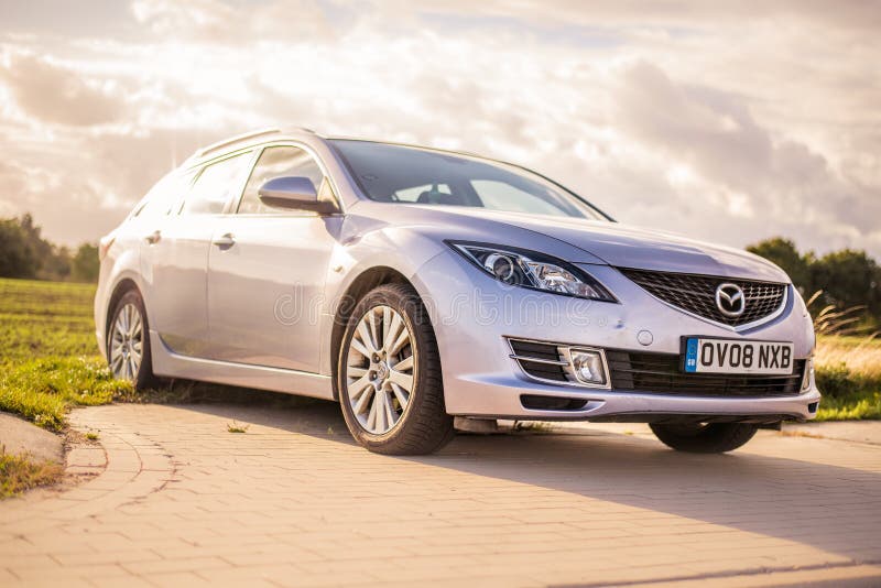 September 2018, Ustka, Poland: Mazda 6 Estate - 2008 Model, GH ...