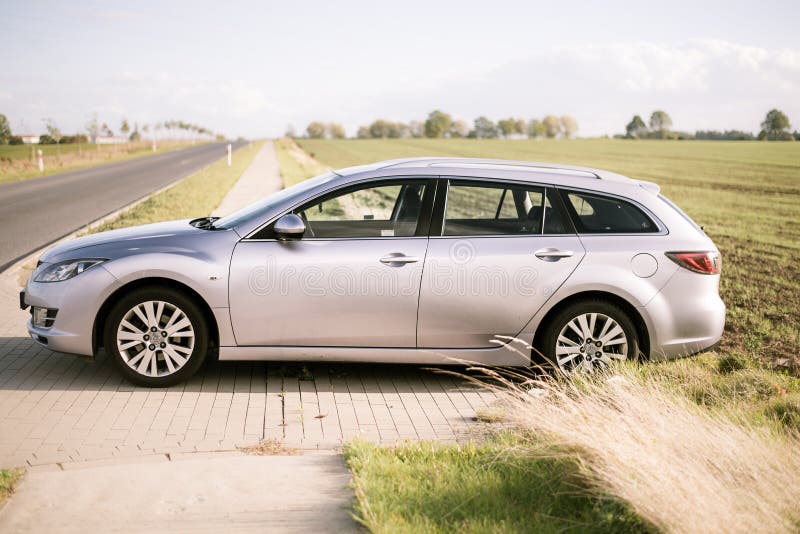 September 2018, Ustka, Poland: Mazda 6 Estate - 2008 Model, GH ...