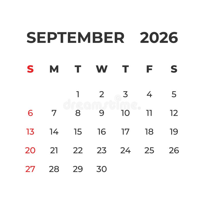 Calendar Grid 2020 with Rat Stock Vector - Illustration of planning ...