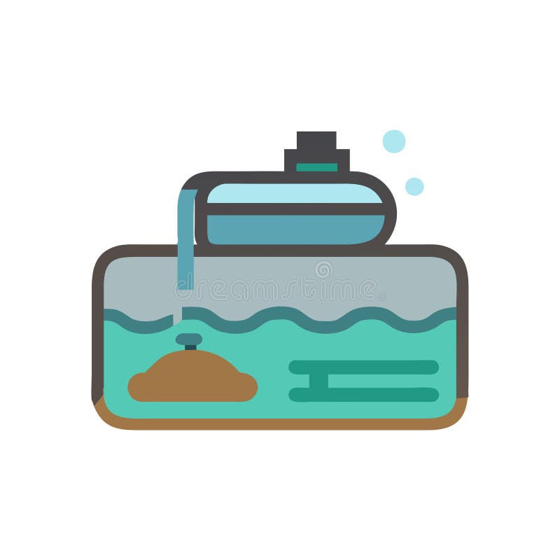 Septic Tank Design for Efficient Waste Disposal Stock Vector ...