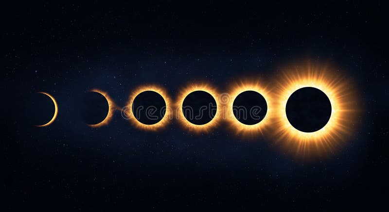 Eclipse Progresses Stock Illustrations – 3 Eclipse Progresses Stock ...
