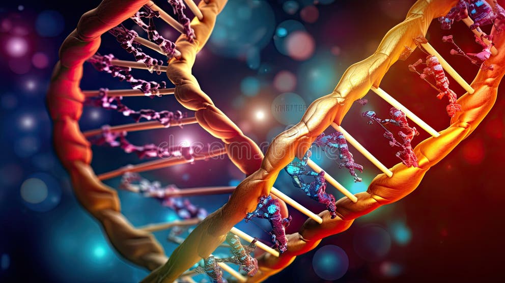 Sequence dna letters stock illustration. Illustration of nucleotide ...