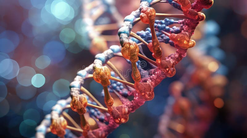 Sequence dna rna protein stock illustration. Illustration of ...