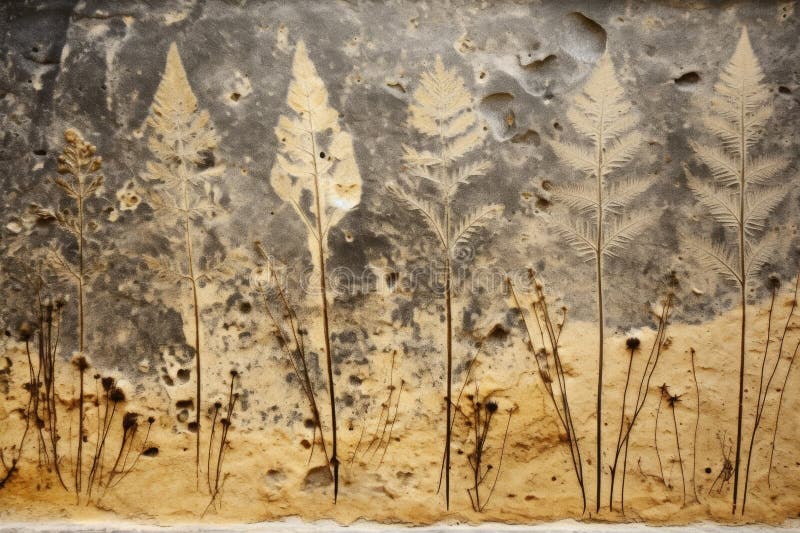 A Sequence of Fossilized Imprints Showing Development of an Ancient ...