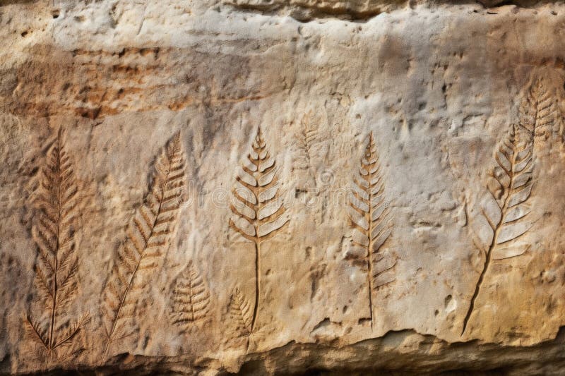 A Sequence of Fossilized Imprints Showing Development of an Ancient ...