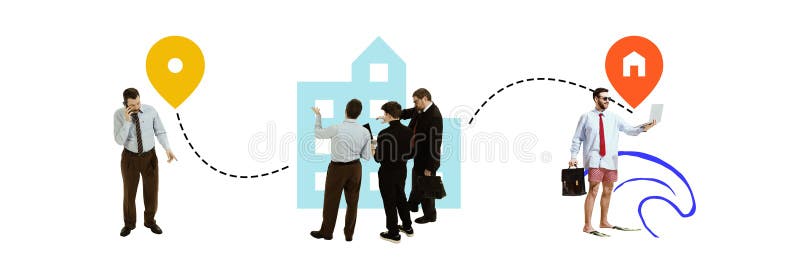 Sequence of Professionals Transitioning from Traditional Office To ...