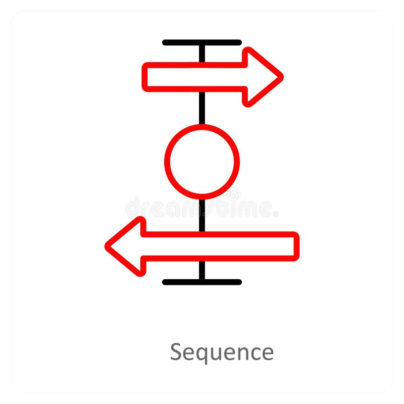 Sequence stock illustration. Illustration of icons, concept - 339790215