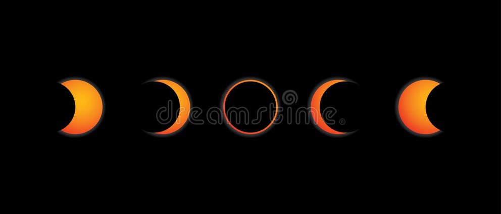 Glowing Solar Eclipse Design Stock Illustrations – 1,354 Glowing Solar ...