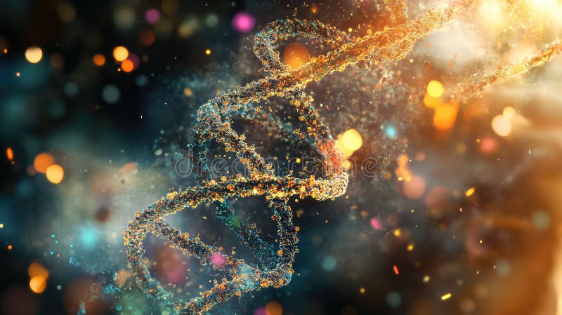 Sequencing Highly Detailed Exploded View of the Genomic Map Stock ...