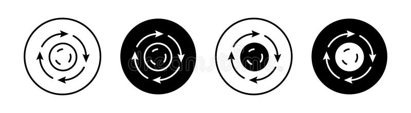 Sequential Process Icon Set. Simultaneous Integrated Processing Pattern ...