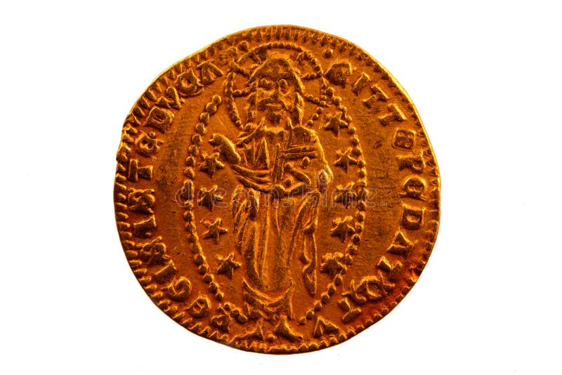 Sequin - Zecchino - a Gold Coin of Venice Stock Photo - Image of ...
