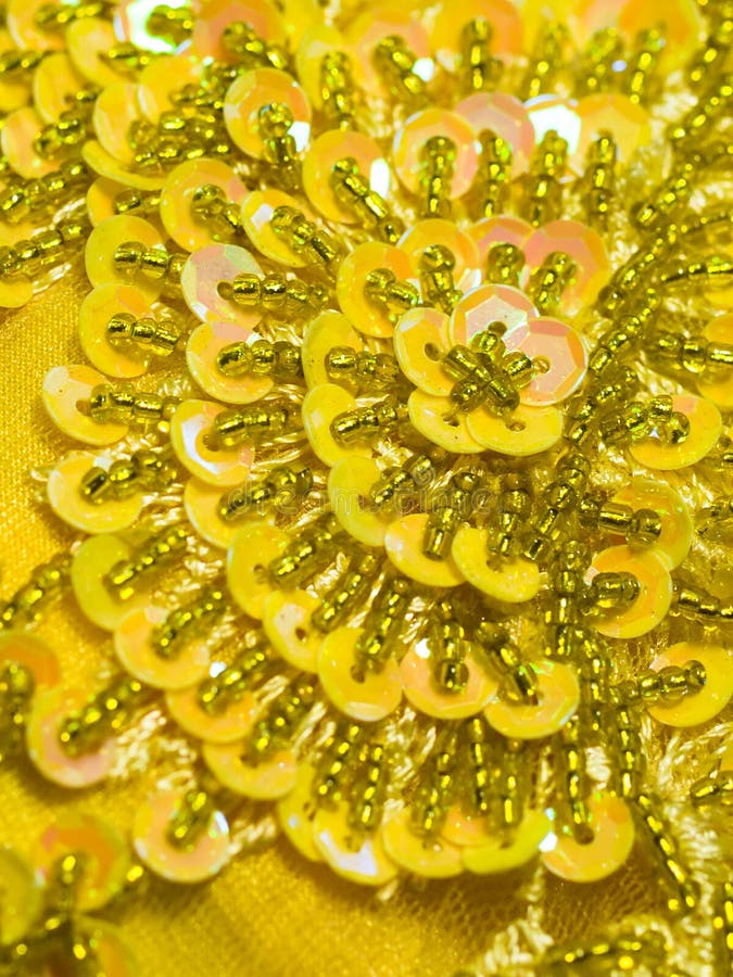 Sequined Floral Design stock image. Image of mesh, clothes - 3368921