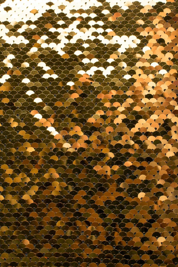 Abstract Texture Scales with Gold Sequins Stock Image - Image of detail ...