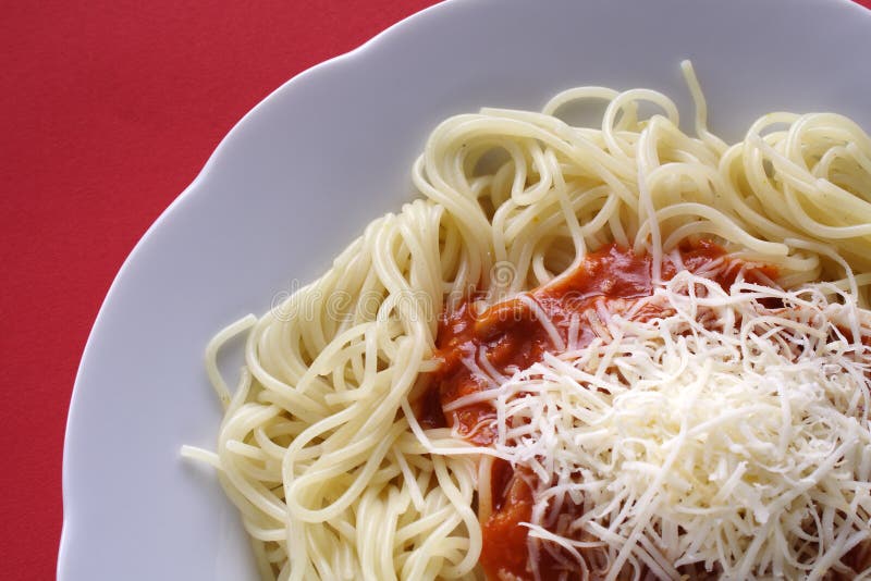 Spaghetti Z Serowym Kumberlandem I Pancetta Zdjęcie Stock - Obraz ...