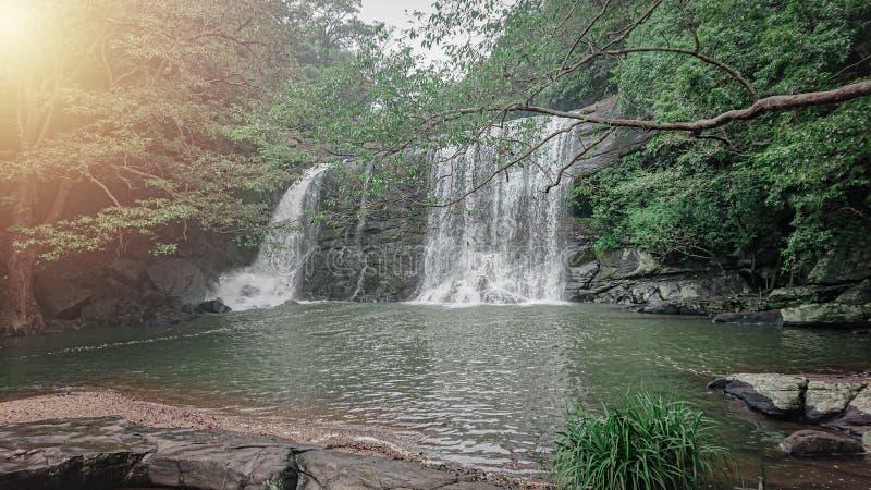 Sera Ella is a Beautiful Waterfall in Sri Lanka Stock Image - Image of ...