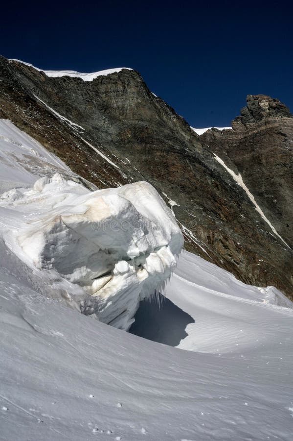 Serac stock photo. Image of alagna, rosa, pyramid, italy - 25259520