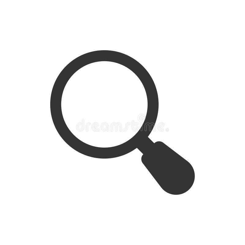 Serach icon stock vector. Illustration of glass, engine - 100493914